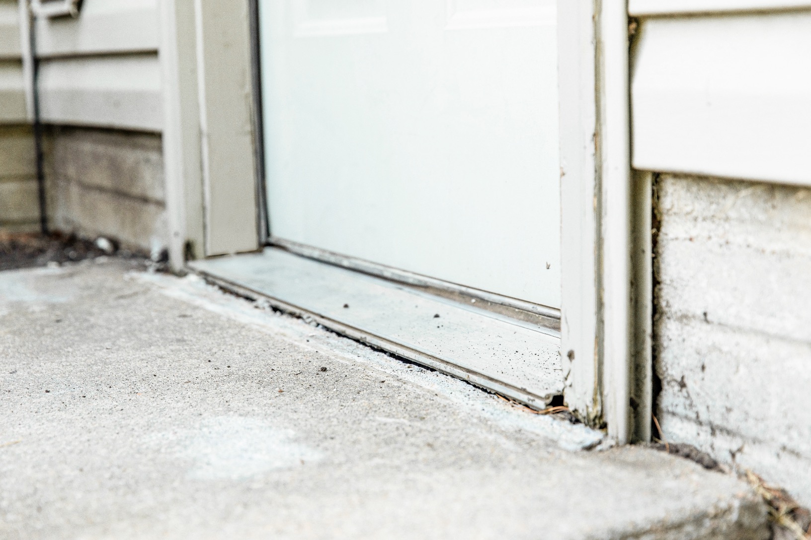 Concrete Repair for Sunken Garage Floor by Side Door | TerraFirma